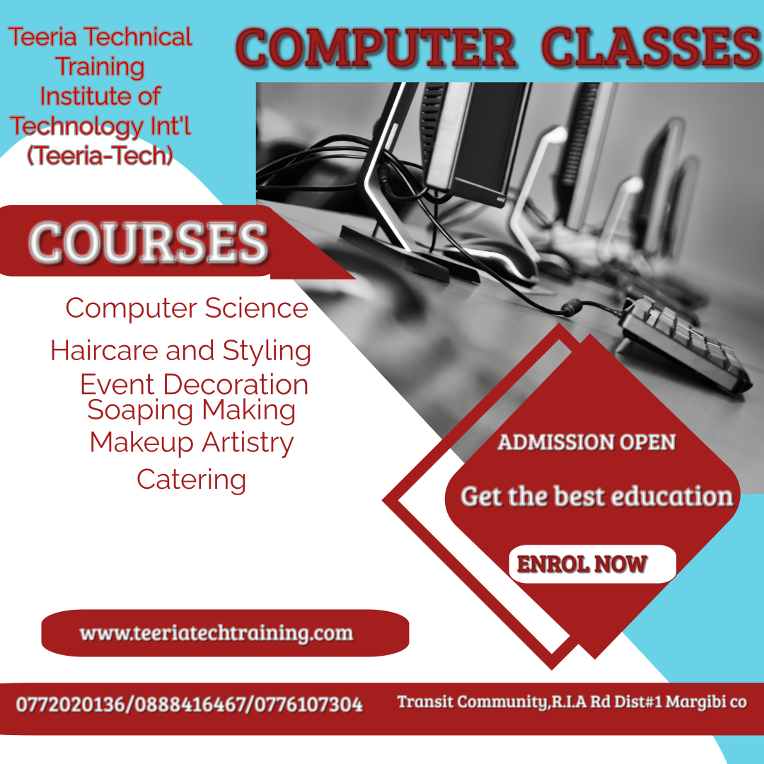 FIND A PROGRAM – Teeria Technical Training Institute of Technology